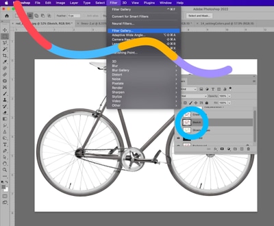 how to draw gear in photoshop