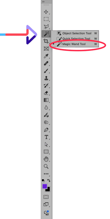 Selecting The Magic Wand