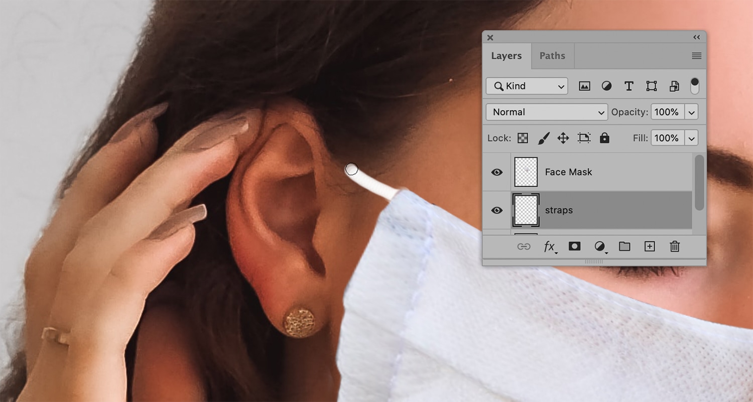 How to Put a Mask on a Face in Photoshop - Tutorial